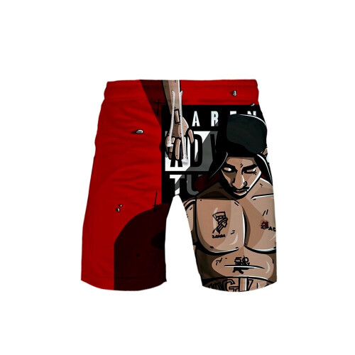 3D Printed 2Pac Shorts 3D Basketball Shorts Women Men's Short Pants Hip ...