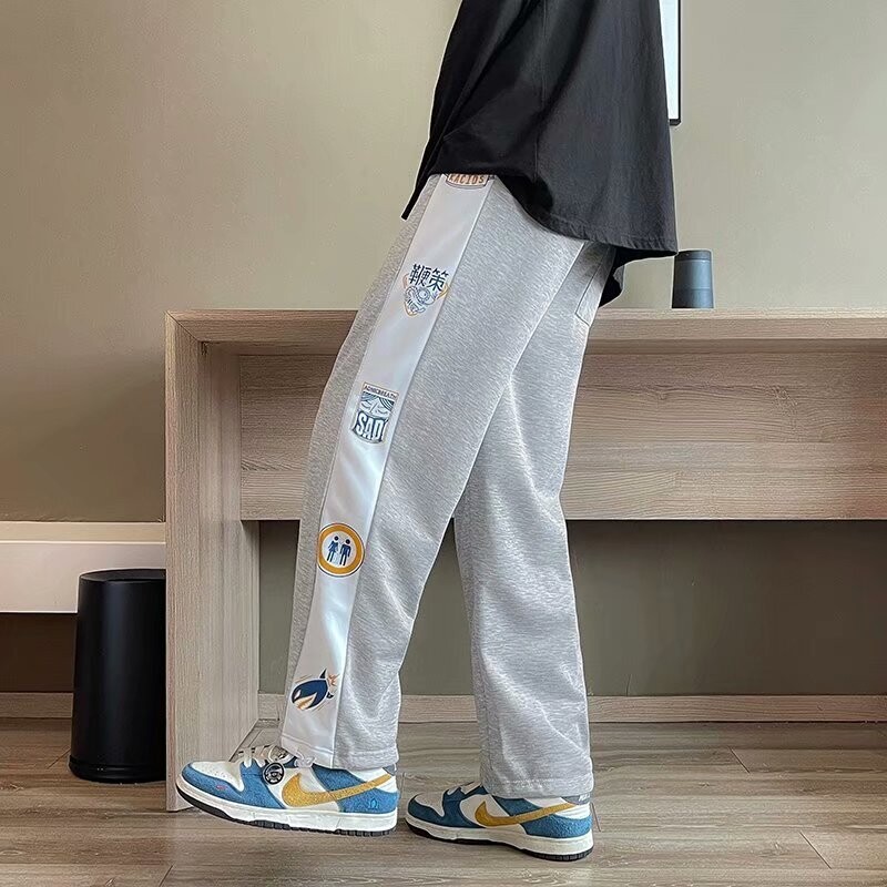 Harajuku Sweatpants Male Style Japanese Streetwear Men's Joggers Wide ...