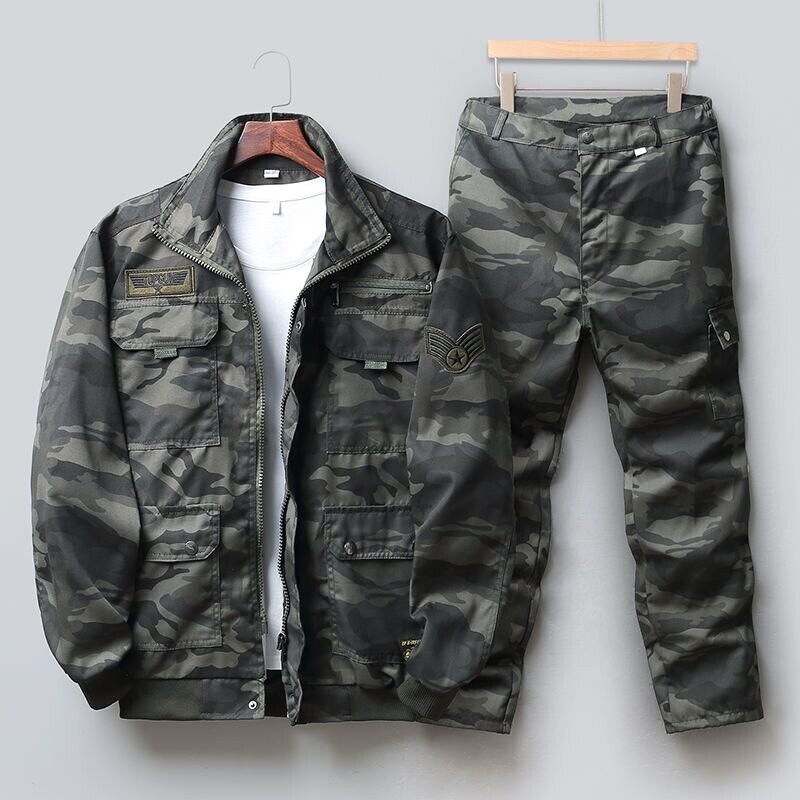 Working men's labor wear-resistant camouflage uniforms military ...