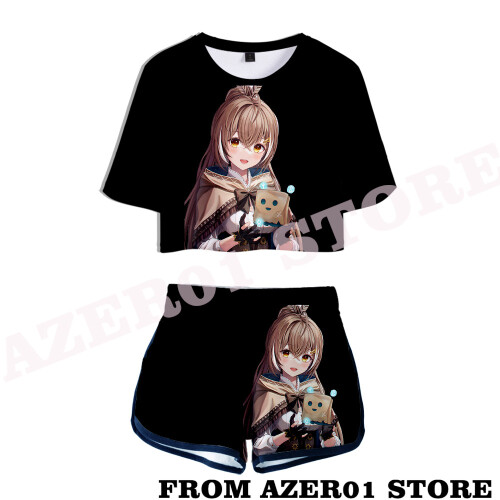 HOLOLIVE VTuber Nanashi Mumei Merch T-shirt Tee Sets Summer unisex Sets ...