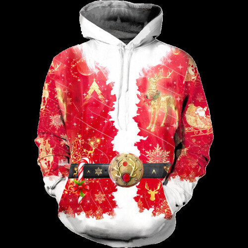 Year's Clothes Men/Women Funny Santa Claus 3D Printed Tracksuit Set ...