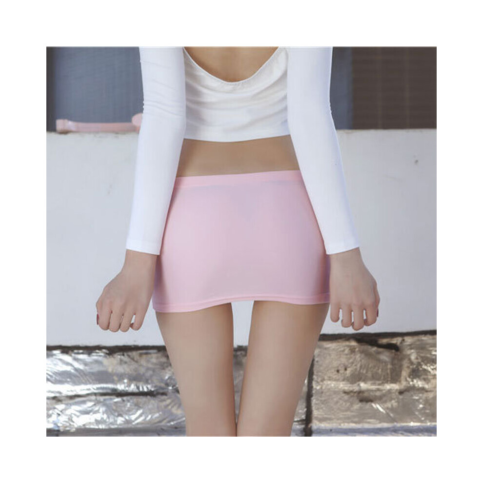 Sexy Candy Tight Pencil Skirt Low Rise Cosplay OL Skirt See Through ...
