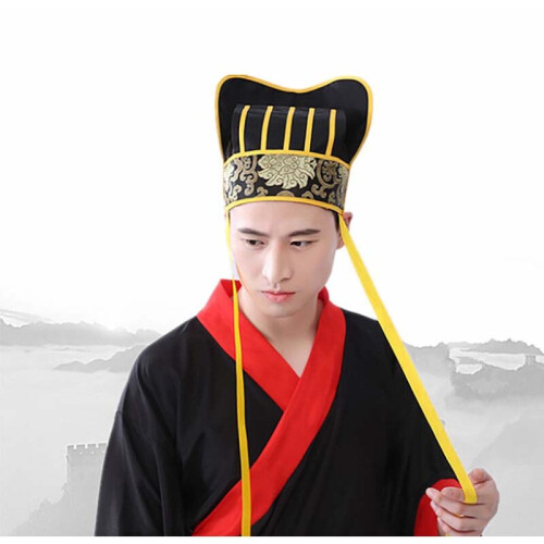 Men Ancient Hat Chinese Traditional Headdress Adult Hanfu Hat Headdress ...
