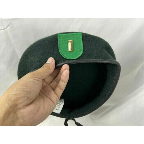 US Army 9th Special Forces Group Blackish Green Beret Second Lieutenant ...