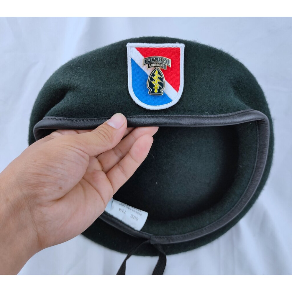 United States Us Army 11th Special Forces Group Wool Green Beret ...