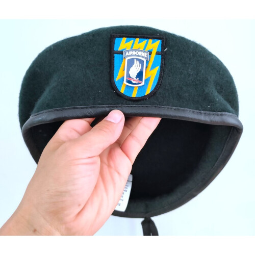 United States US Army 12th Special Forces Group Wool Green Beret 173RD ...