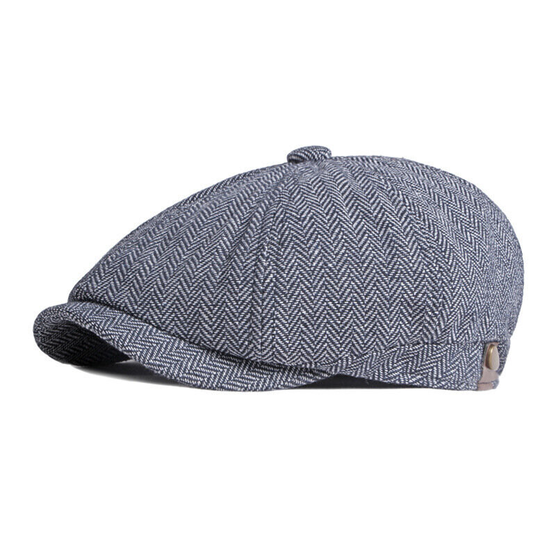 Retro Octagonal Hats for Man Boina Casual Newsboy Hat Peaky Blinders ...