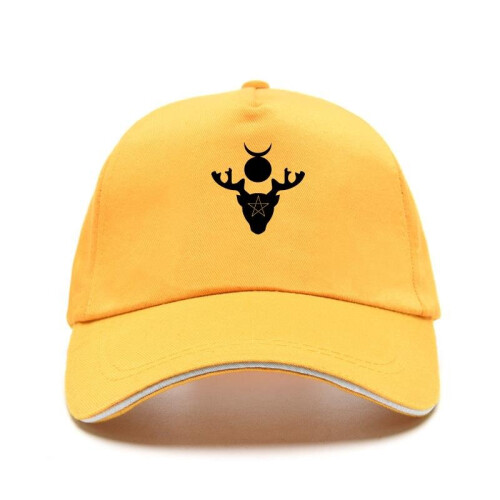 Horned God Neon Baseball Cap - Pagan Wicca Witch Druid Wiccan - Colour ...