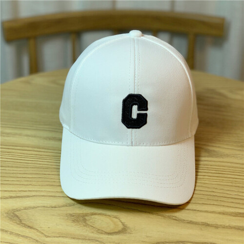 Embroidered C-Letter Hardtop Hat Spring and Summer Casual Baseball Cap ...