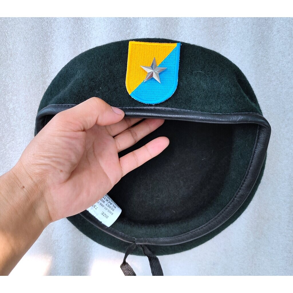 United States US Army 8th Special Forces Group Wool Green Beret ONE ...