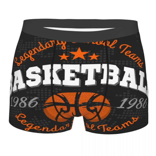 Men's Panties Basketball Emblem Male Underpants Man Short Boxer ...