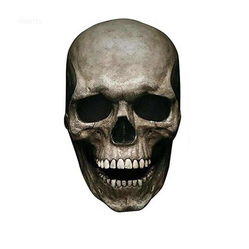 Halloween Mask Movable Jaw Full Head Skull Mask Halloween Decoration ...
