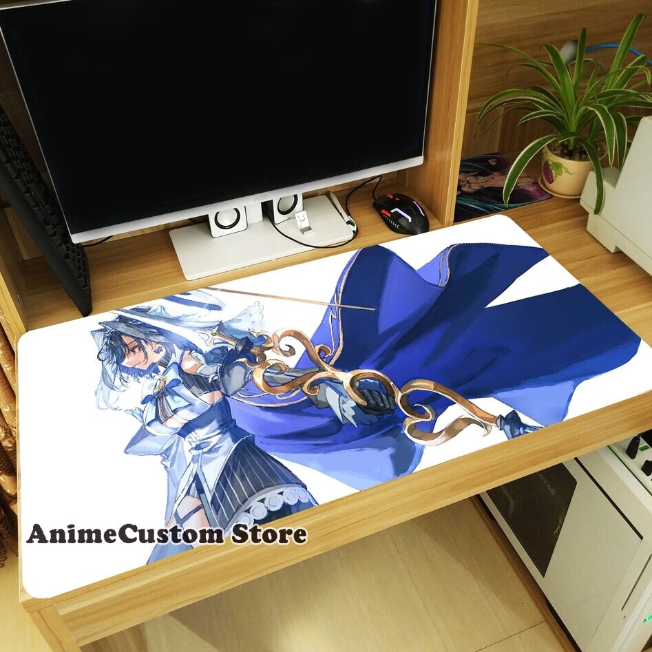 Game Anime Hololive VTuber Ouro Kronii Large Mouse Pad Thicken Laptop ...