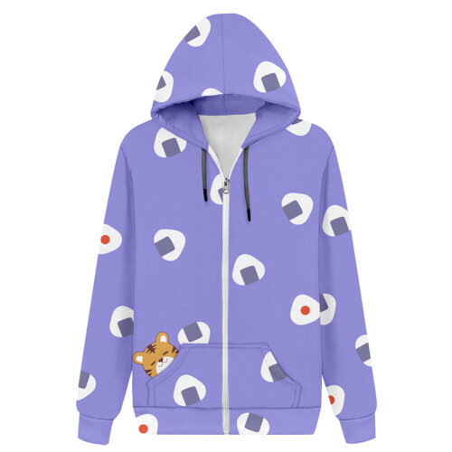 Hololive Vtuber Nekomata Okayu Cosplay Hoodie 3D Printed Hooded ...