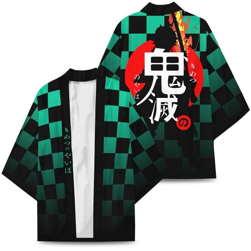 Demon Slayer Cosplay Costume Kimetsu no Yaiba 3D Printed Kimono ...