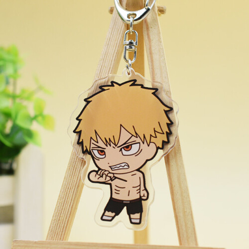 Anime Chainsaw Man Makima Pochita Denji Power Cosplay Acrylic Keychain ...
