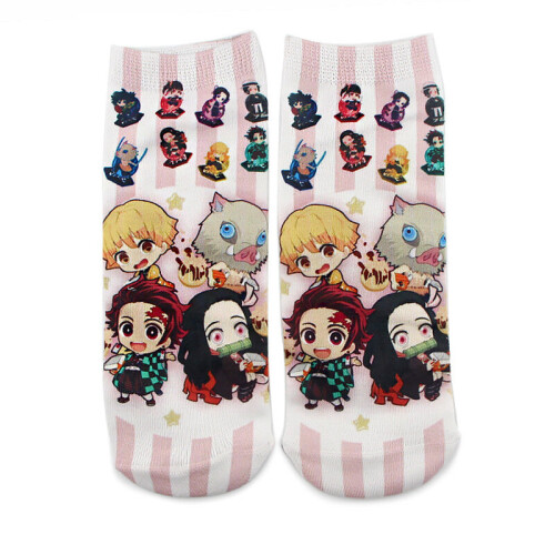 Cartoon Anime Cotton Sock Demon Slayer Kimetsu No Yaiba Blade of Ghost ...