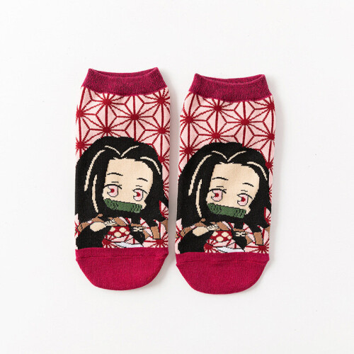 Sock Demon Slayer Kimetsu No Yaiba Sock Short Socks Cosplay Prop ...