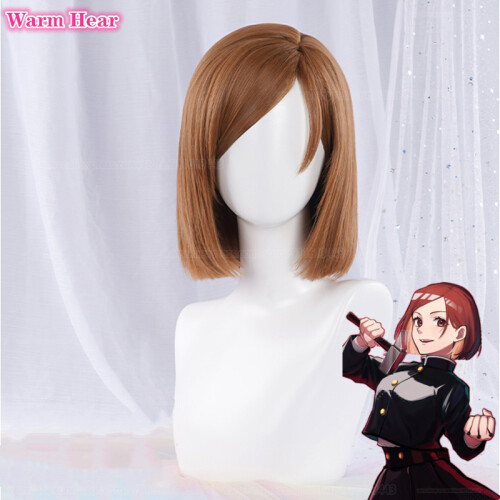 Anime Jujutsu Kaisen Cosplay Wig Kugisaki Nobara Fushiguro Megumi ...