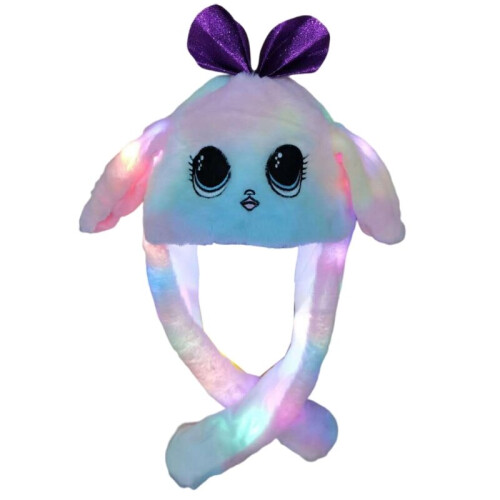 Led Rabbit Hat Moving Rabbit Ears Hat Glowing Floppy Ear Hat Jumping ...