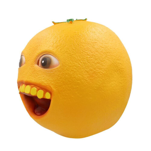 Ugly Annoying Orange Cosplay Mask Latex Helmet For Adult Cosplay Props ...