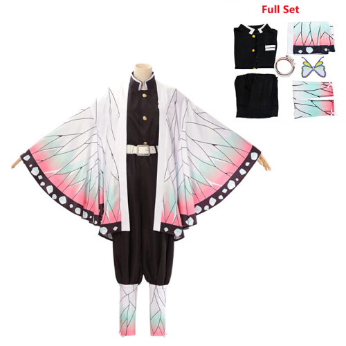 Adult Kids Shinobu Cosplay Anime Demon Slayer Kimetsu No Yaiba Kochou ...