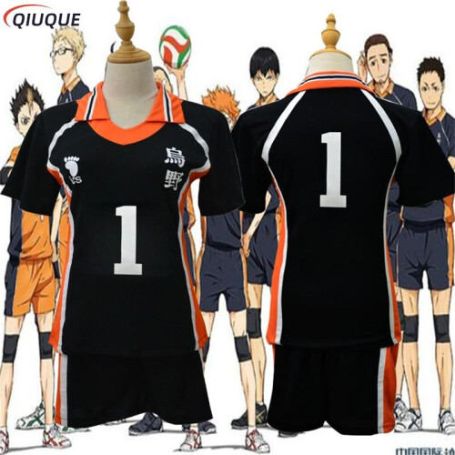 Haikyu!! Haikyuu Cosplay Costume Karasuno Koukou High School Volleyball ...