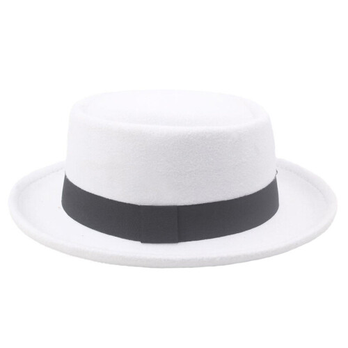 Bowler Hats Jazz Cap Round Caps Woolen Fedoras Top Women Men Bowler ...