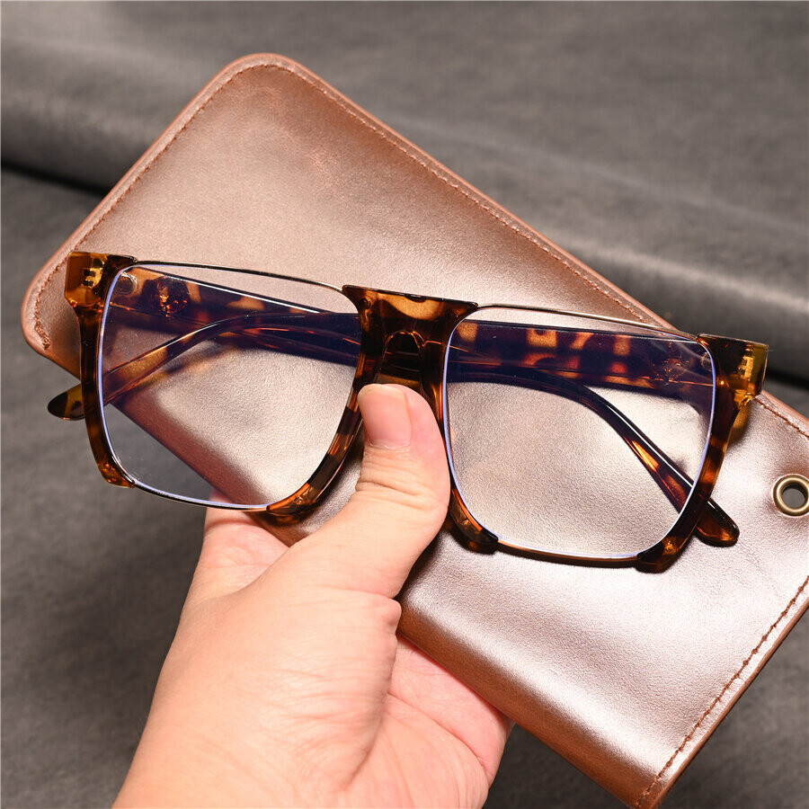Cubojue Reading Glasses Male Women Anti Light 0 +100 125 175 Oversize ...