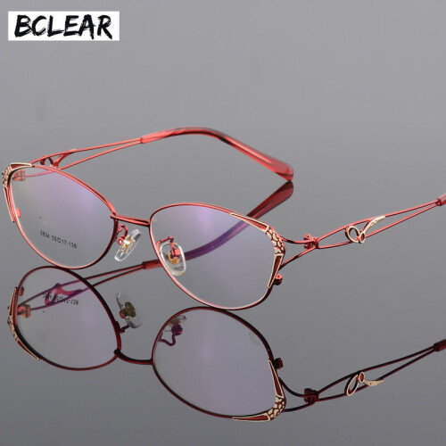 High Women Eyeglasses Full Frame Eye Glass Female Optical Glasses ...