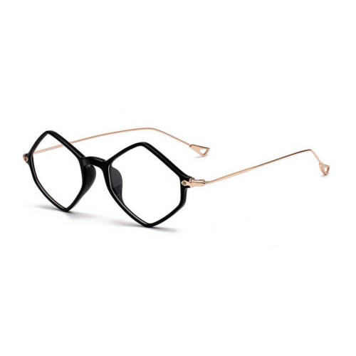 hexagon glasses frames men women ultralight eyeglasses female eyewear ...