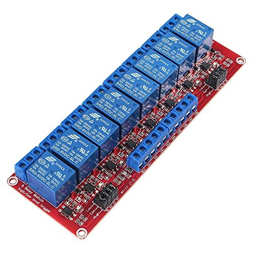 8 Channel Relay Module DC 5V Relay Switch with Optocoupler Isolation ...