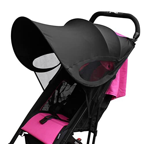 Pram Sun Shade Cover, Universal Baby Stroller Sun Shade Pushchair ...