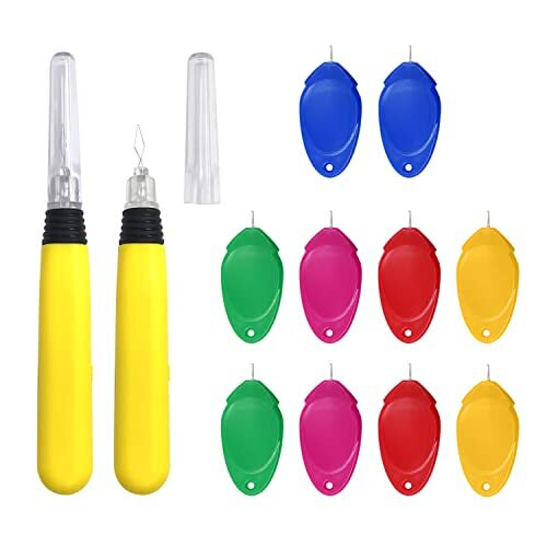 2 Luminous Needle Threading Devices, 10 Simple Threading Machine ...