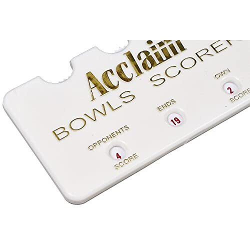 Rectangular Pocket Bowls Scorer Scorecheck in White Opponents and Own ...