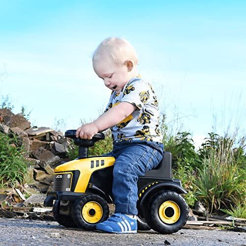 JCB Fastrac Foot To Floor Ride-On | JCB Tractor Ride-On For Toddlers ...