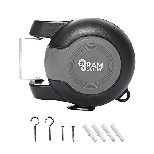 Ram Wall Mounted Twin Cable Washing Line - 30m Long Clothes Line ...