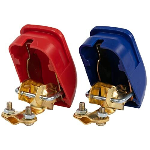 Universal 2 Pieces Car Battery Clamps 12V 24V Battery Pole Clamps ...