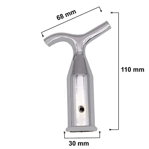 Chrome Pole Hook, for Blinds, Attic Ladders, Loft Hatch, and Velux ...