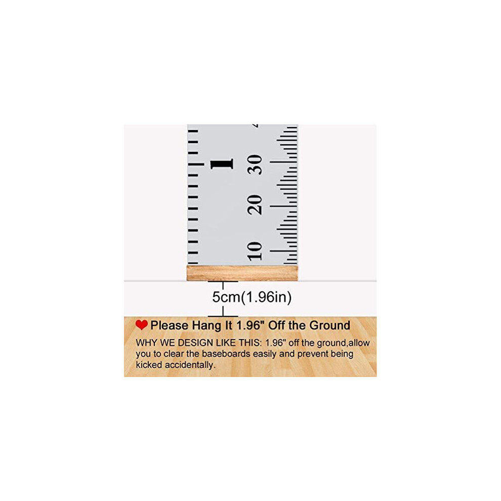Baby Growth Chart, Nursery Height Charts for Kids, Canvas Wall Hanging ...