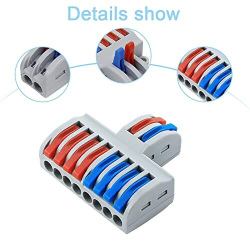 Lever-Nut Wire Connector Compact Wire Conductor Connector Fast ...