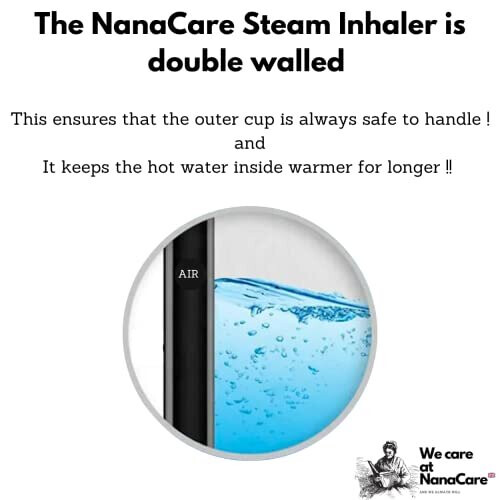 UK Steam Inhaler Cup with Powerful Menthol Crystals and Nasal Stick ...