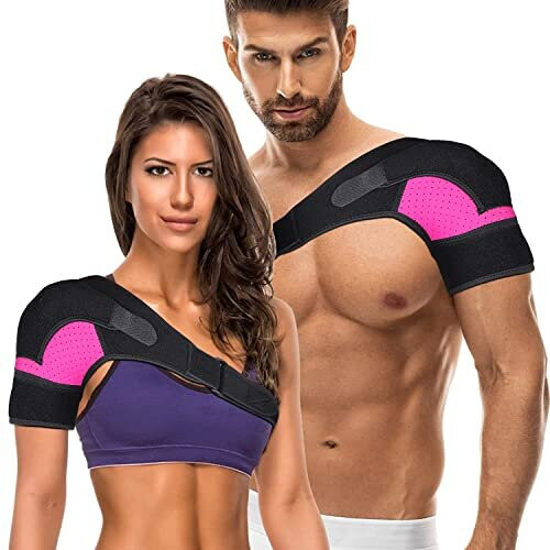 Shoulder Brace For Women Adjustable Shoulder Support Brace for Left and ...