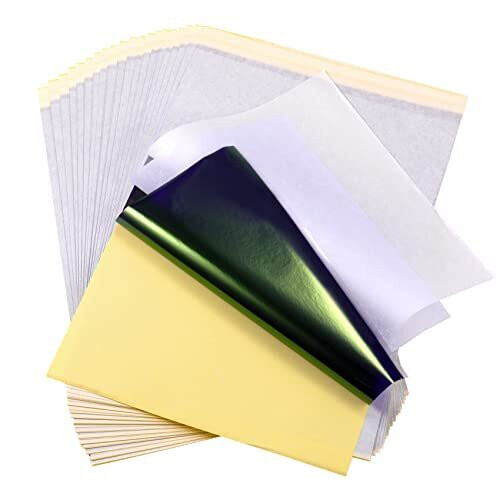 Tattoo Transfer Paper, Tattoo Stencil Paper 50 Pcs, Tattoo Carbon Paper ...