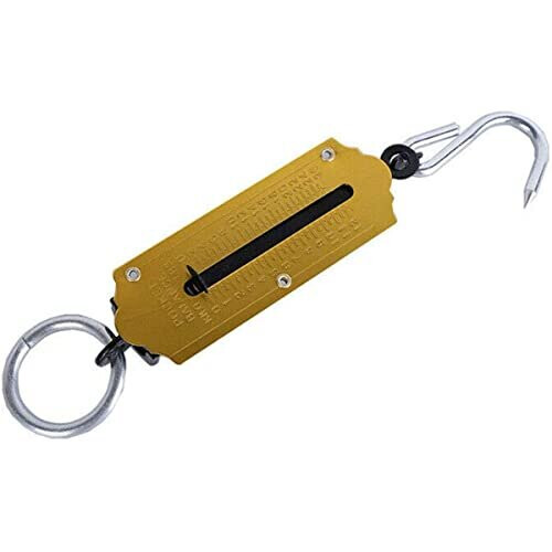 Spring Balance Scales 150KG Hanging Hook Handheld Metal Weighing Scale ...