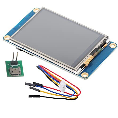 Nextion 2.4 inch HMI Display Resistive Touch Screen 5V TFT LCD 320x240 for Arduino Raspberry Pi ...