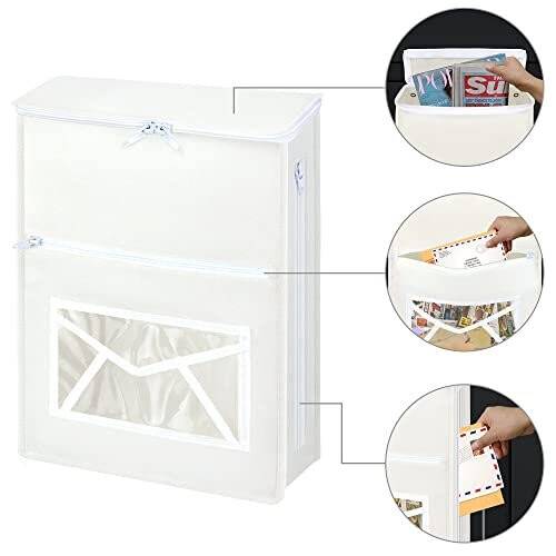 Letter Box Catcher, White Post Catcher for UPVC Glass Wood and Metal ...