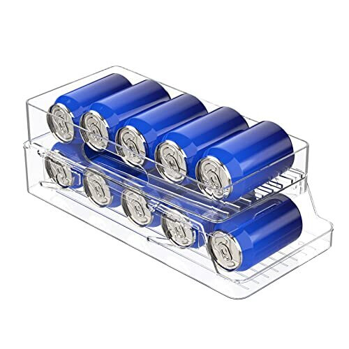 Refrigerator Can Drink Holder Storage Rolling Can Dispenser Pop Soda ...