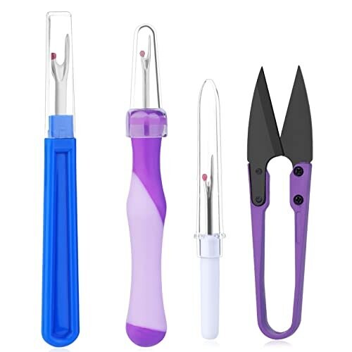 3 PCS Seam Ripper, Big & Small Sewing Stitch Thread Unpicker, Handy ...