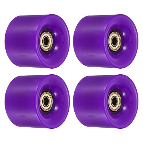 60mm Longboard Wheels with Bearings ABEC-11, 4 Pack Street Wheels for ...